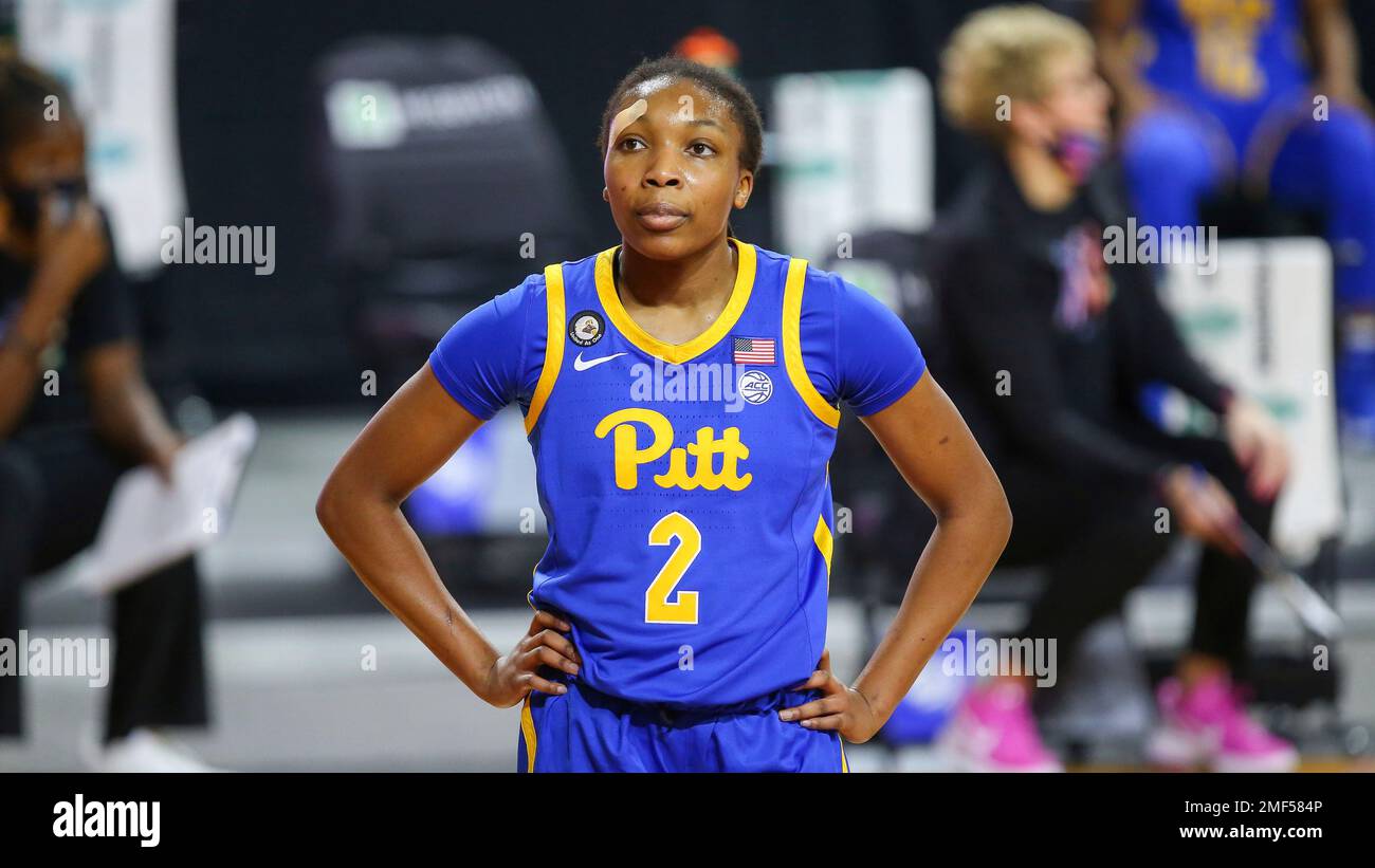 Pittsburgh's Liatu King (2) during an NCAA basketball game against ...