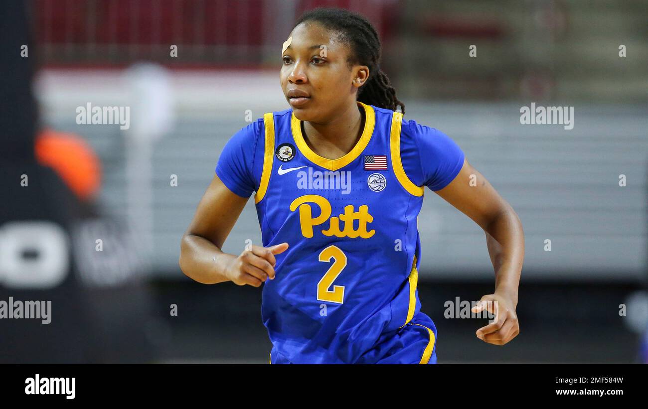 Pittsburgh's Liatu King (2) during an NCAA basketball game against ...