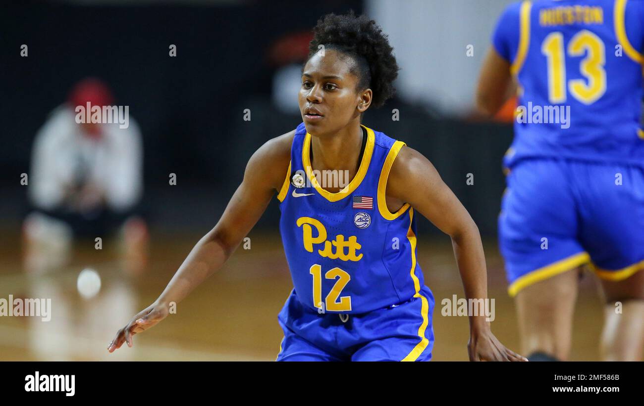 Pittsburgh's Gabbie Green (12) during an NCAA basketball game against ...