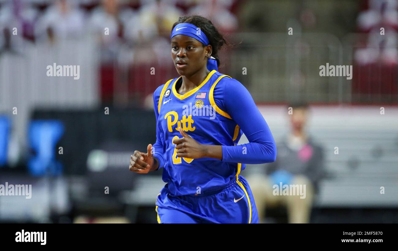Pittsburgh's Rita Igbokwe (23) during an NCAA basketball game against ...