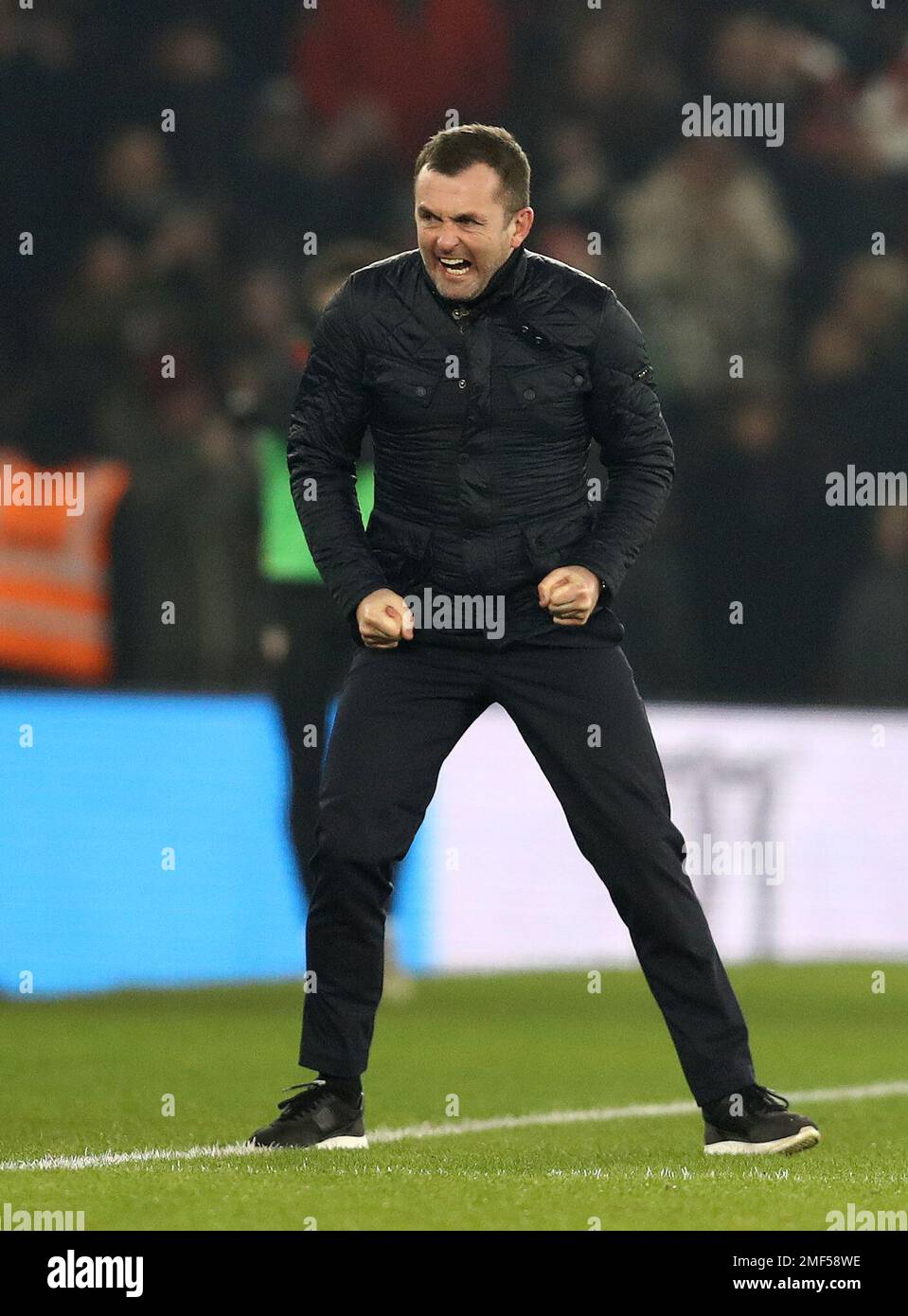Southampton, UK. 24th Jan, 2023. Nathan Jones, Manager of Southampton ...