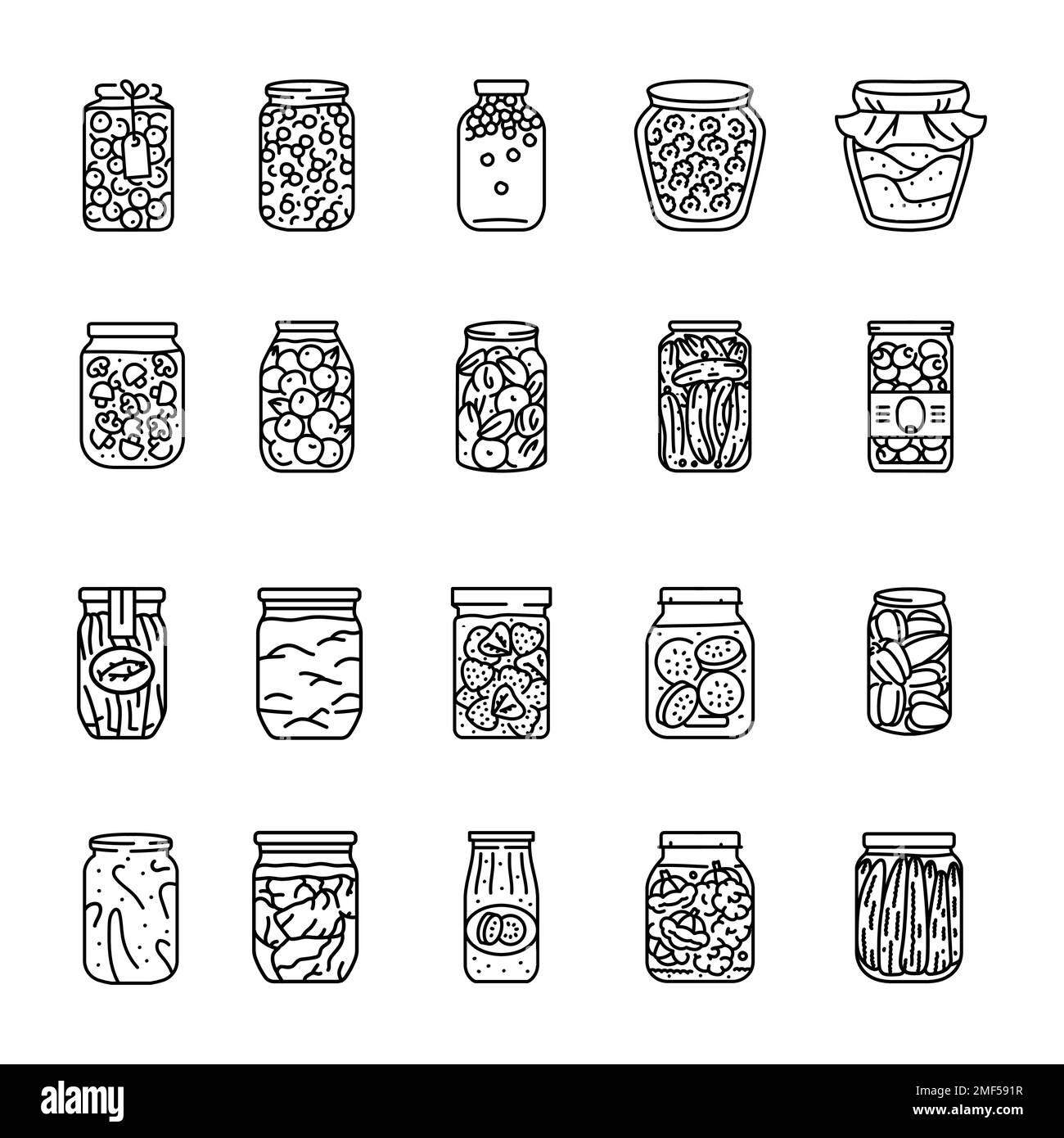 Fish pickle jar Black and White Stock Photos & Images - Alamy