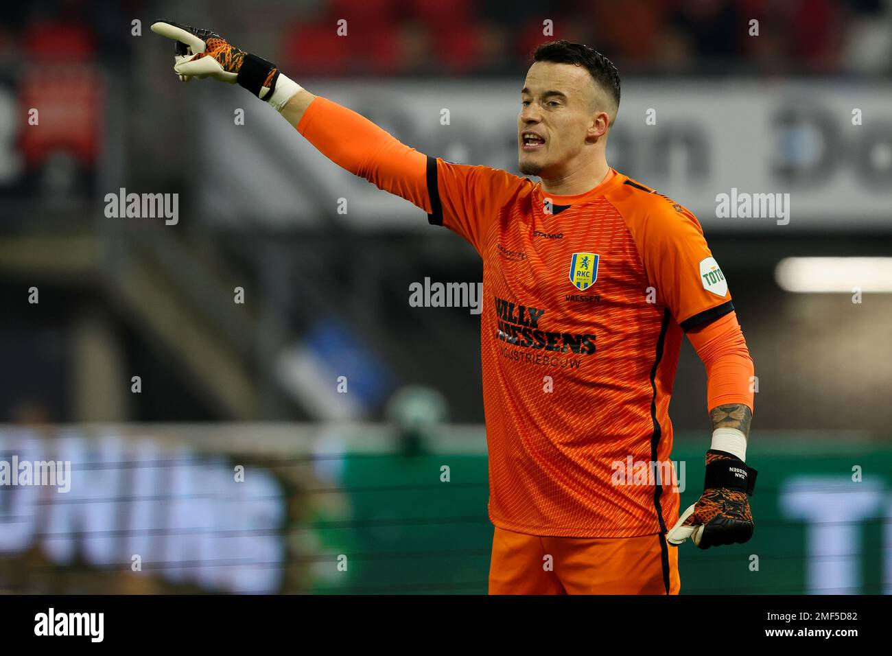ROTTERDAM, NETHERLANDS - JANUARY 24: Etienne Vaessen of RKC Waalwijk ...