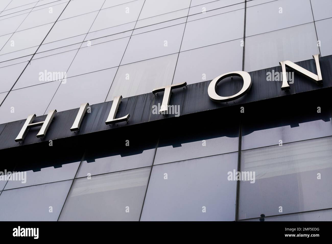 The Millennium Hilton hotel is shown Tuesday, Feb. 16, 2021, in New ...