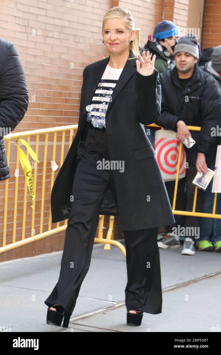 Sarah Michelle Gellar visits ‘The View’ while in NYC to promote ‘Wolf ...