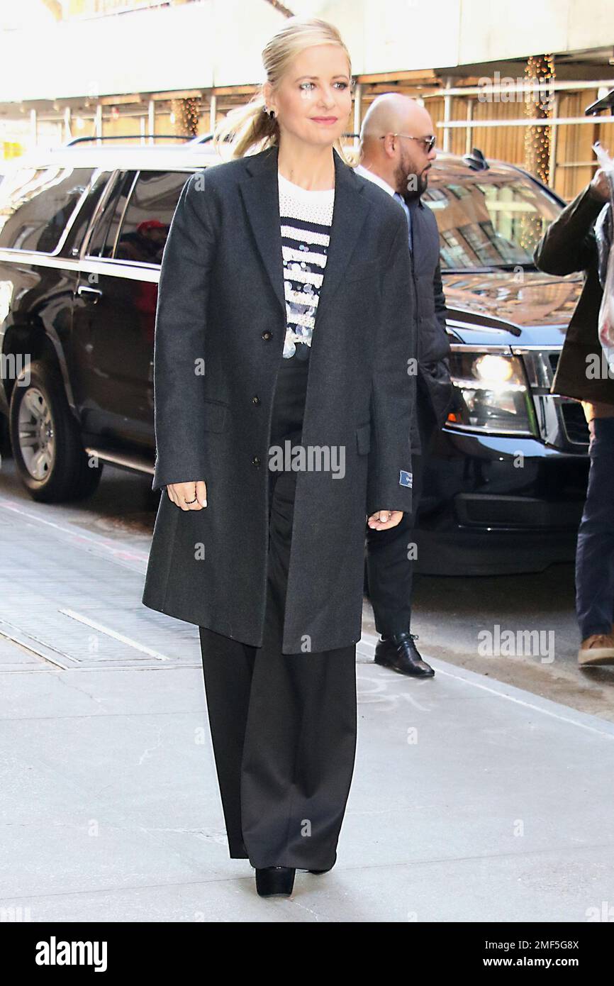 Sarah Michelle Gellar visits ‘The View’ while in NYC to promote ‘Wolf ...