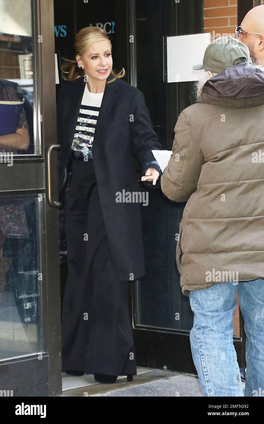 Sarah Michelle Gellar visits ‘The View’ while in NYC to promote ‘Wolf ...