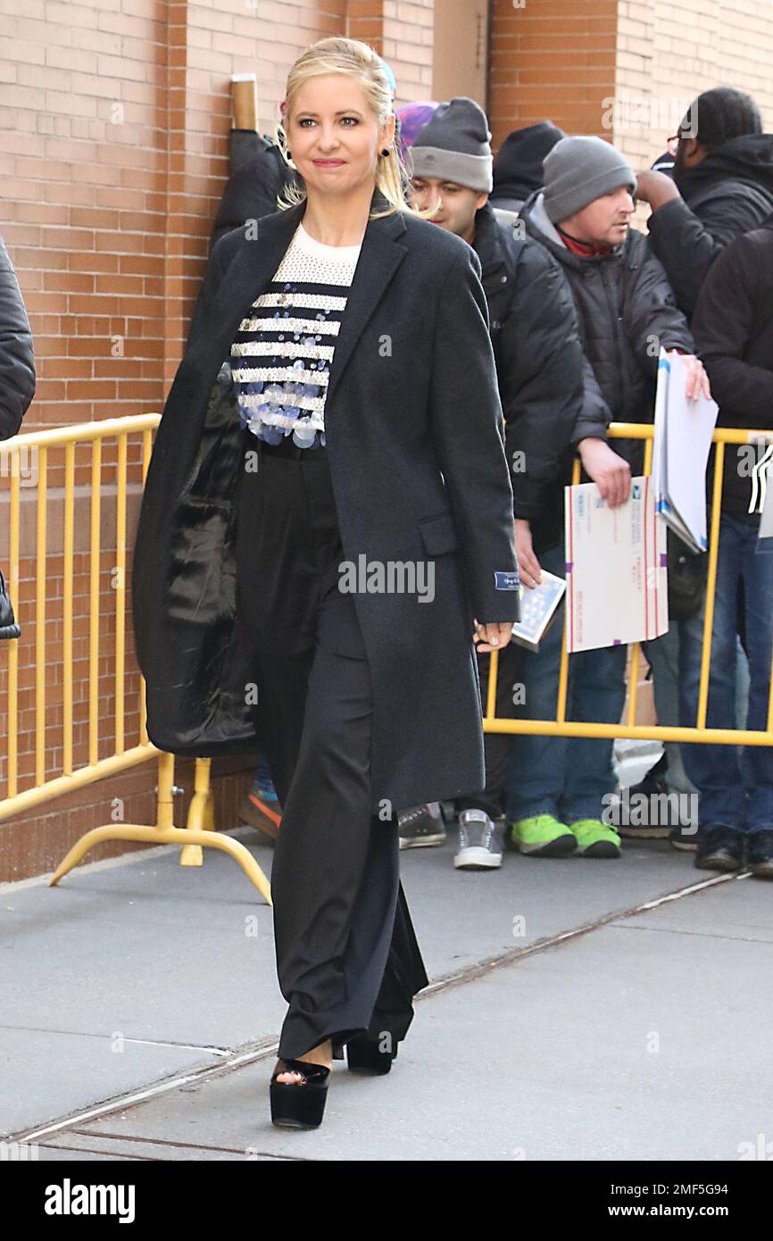 Sarah Michelle Gellar visits ‘The View’ while in NYC to promote ‘Wolf ...