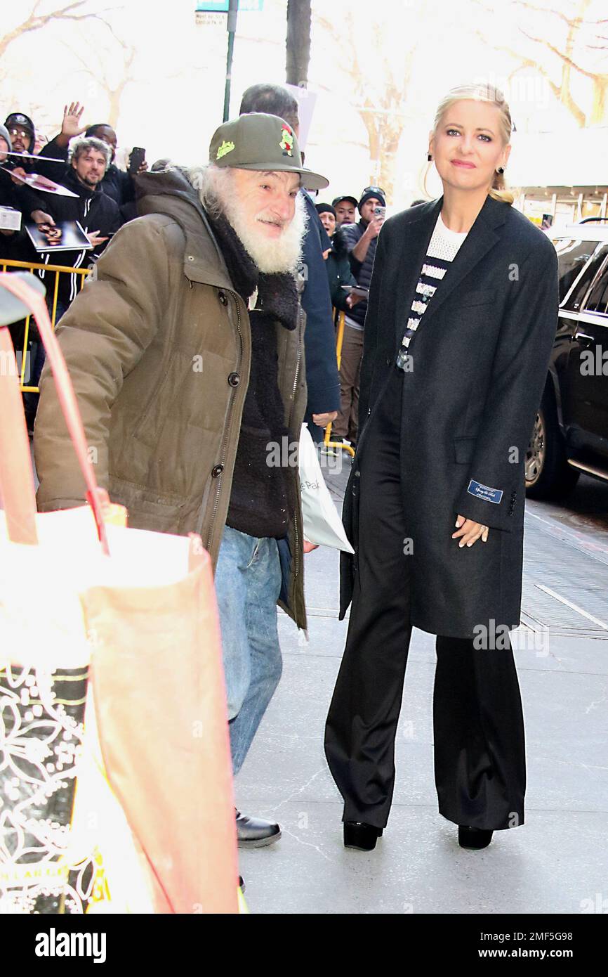 Sarah Michelle Gellar visits ‘The View’ while in NYC to promote ‘Wolf ...