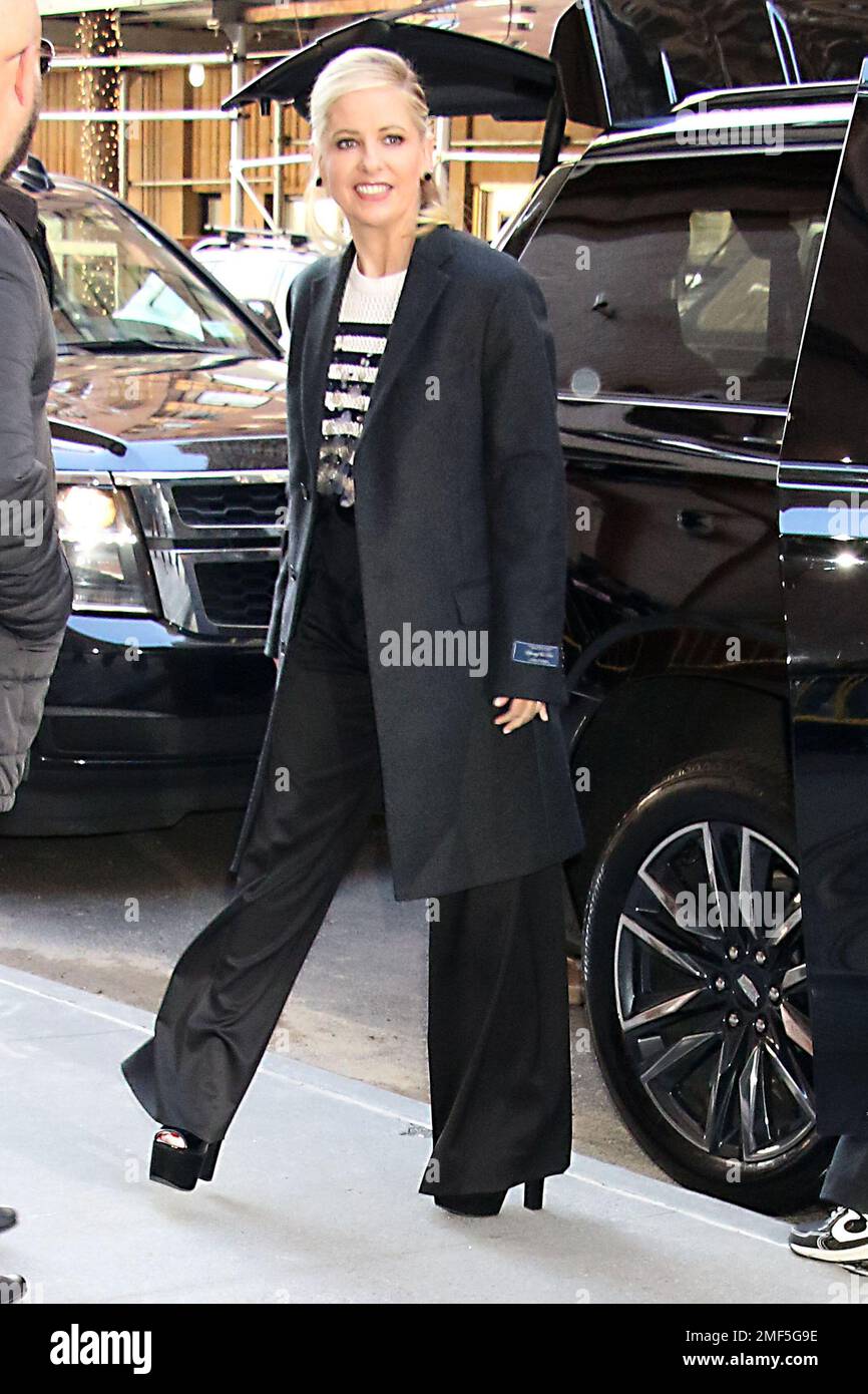 Sarah Michelle Gellar visits ‘The View’ while in NYC to promote ‘Wolf ...