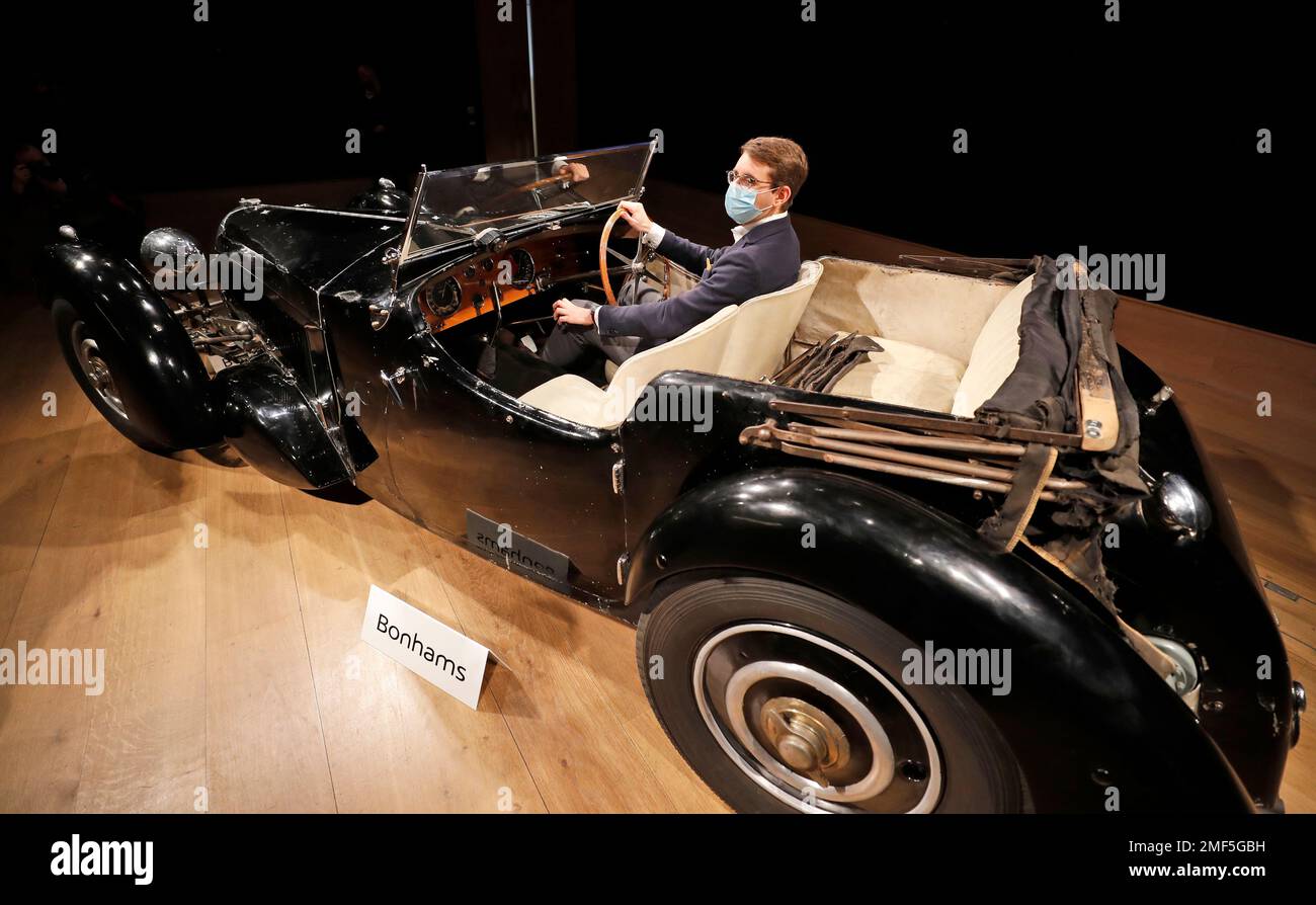 A 1937 Bugatti Type 57S, one of the world's most valuable and desirable ...