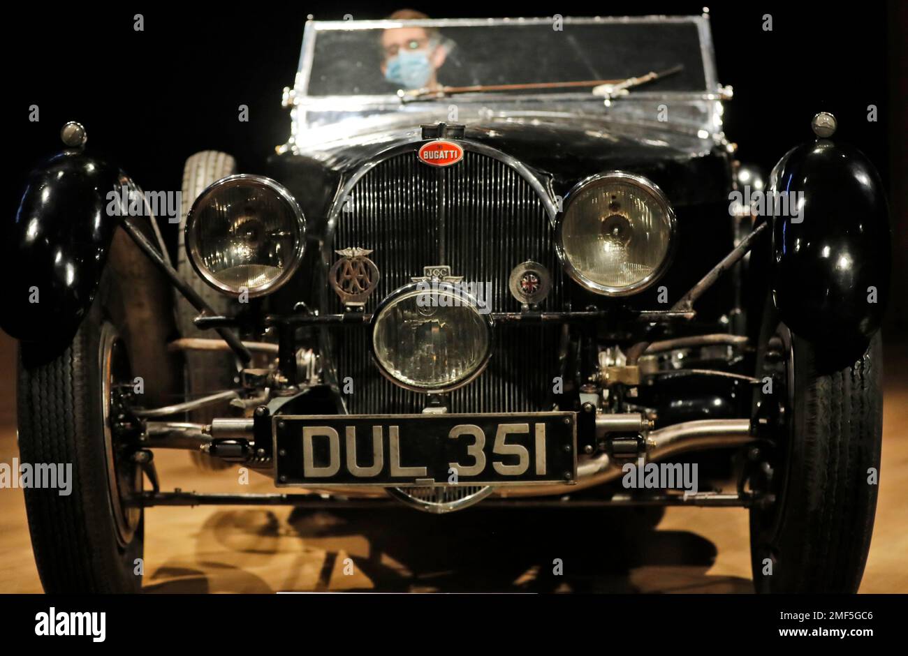 A 1937 Bugatti Type 57S, one of the world's most valuable and desirable ...