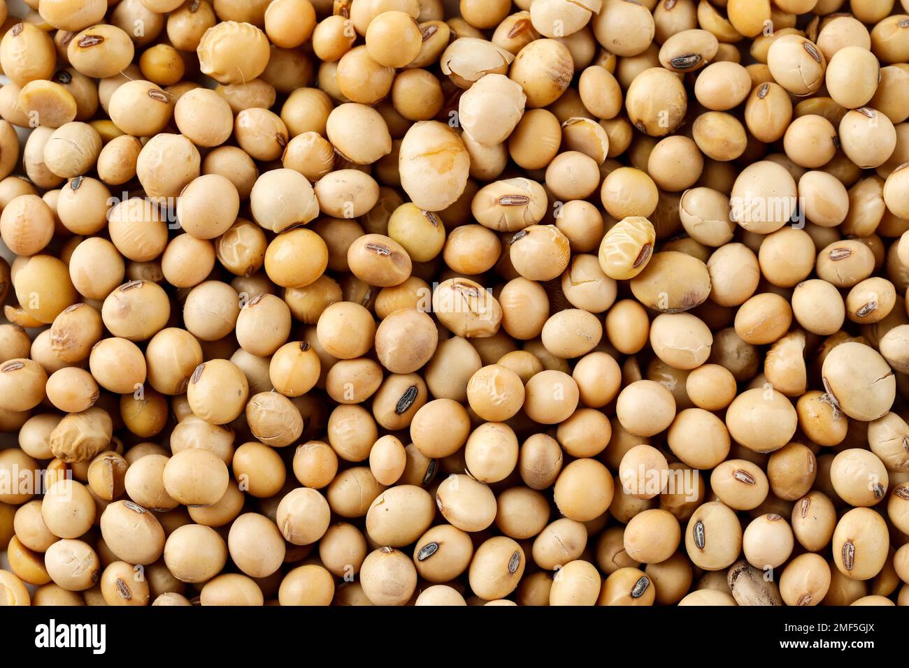 Top View Soybean Food Background for Text or Banner Stock Photo - Alamy