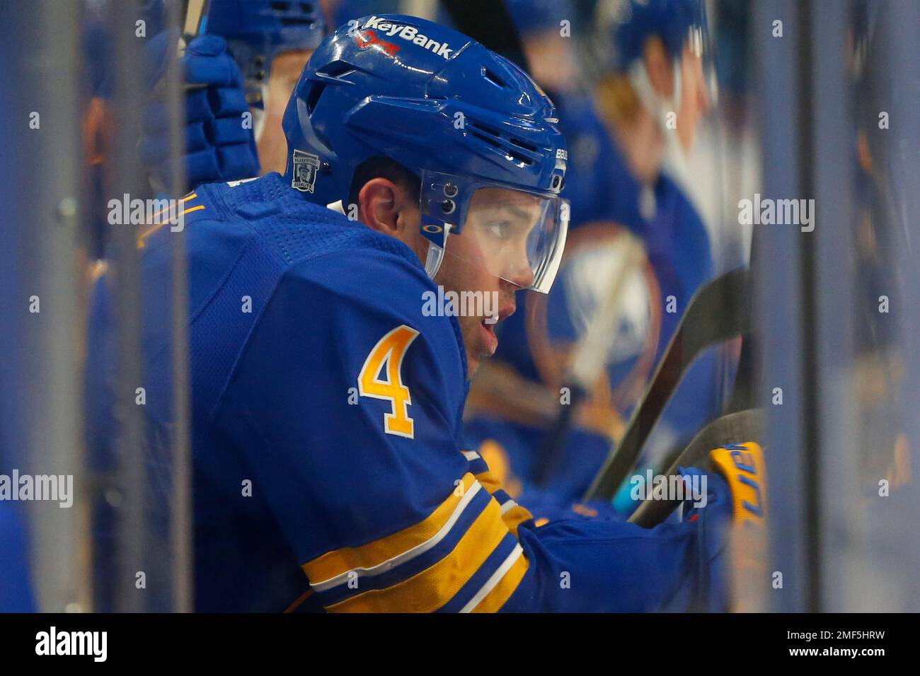 Buffalo Sabres forward Taylor Hall (4) during the second period of an ...