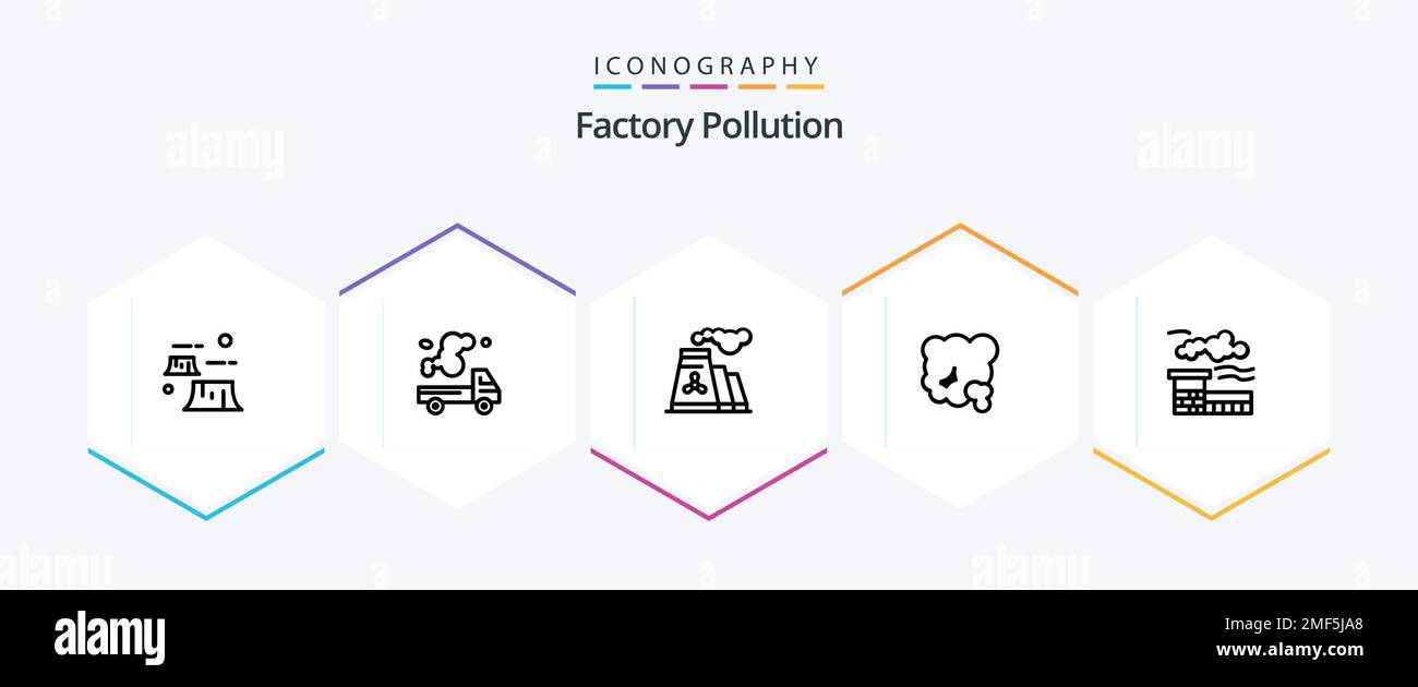 Factory Pollution 25 Line icon pack including pm pollution. dust. gas ... Factory Pollution 25 Line icon pack including pm pollution. dust. gas ...