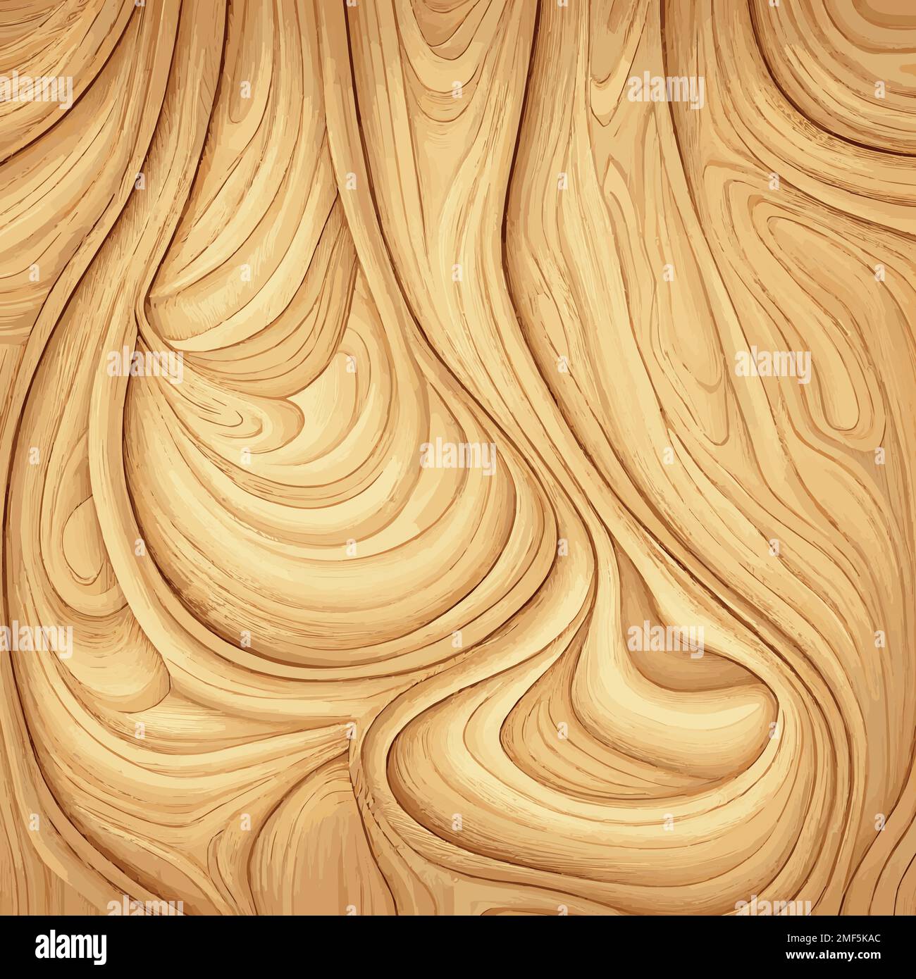 Light wood texture background with knots - Vector illustration Stock ...