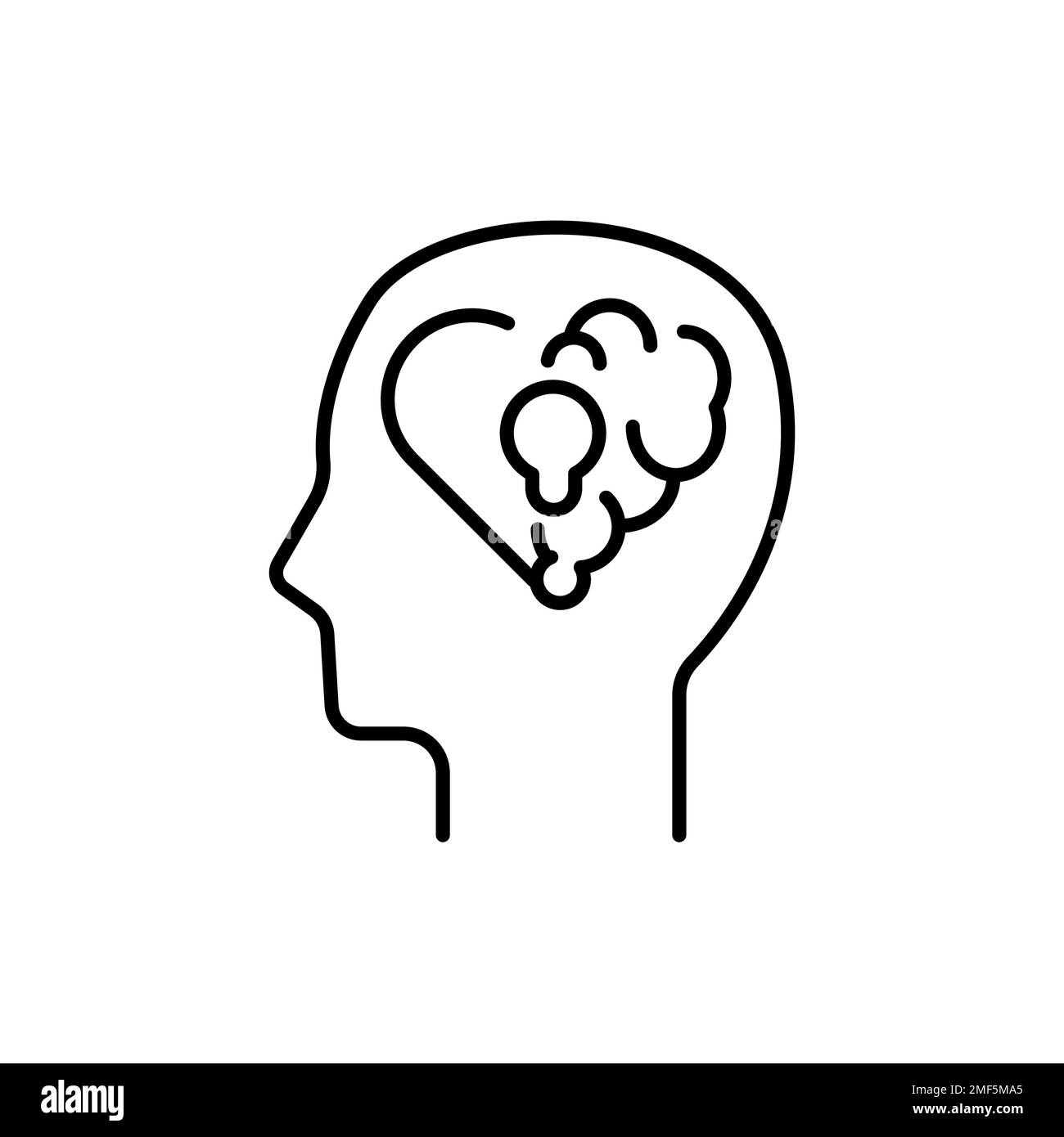 Emotional intelligence color line icon. Human behavior. Self education ...