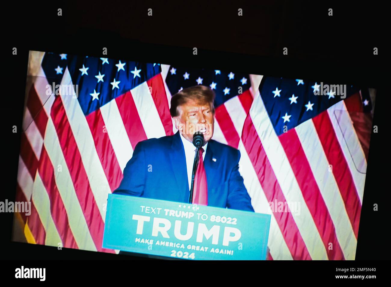 January 24, 2023, Donald Trump, Auvergne Rhone Alpes, France: DONALD ...