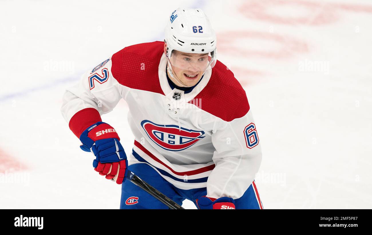 Montreal Canadiens left winger Artturi Lehkonen (62) during an NHL ...