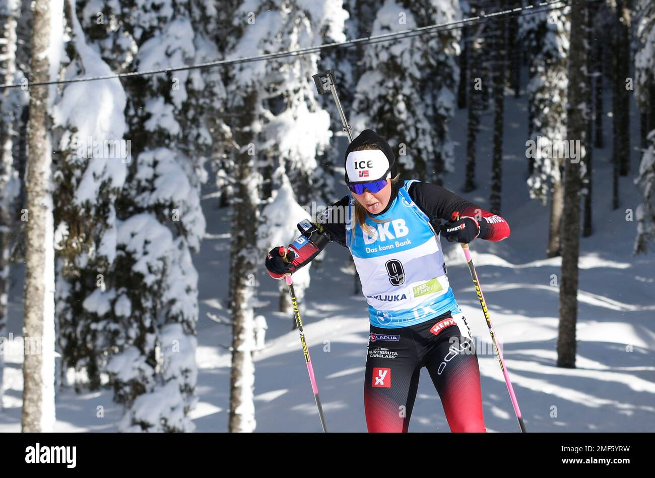 Norway's Ingrid Landmark Tandervold competes during the women's 7,5 km ...