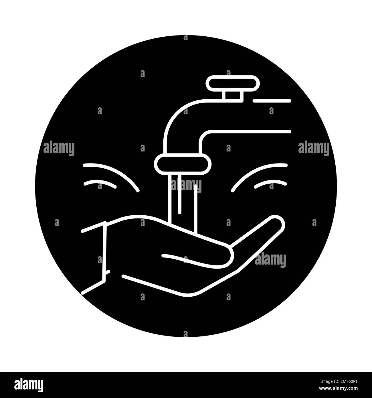 Clean water and sanitation color icon. Corporate social responsibility ...