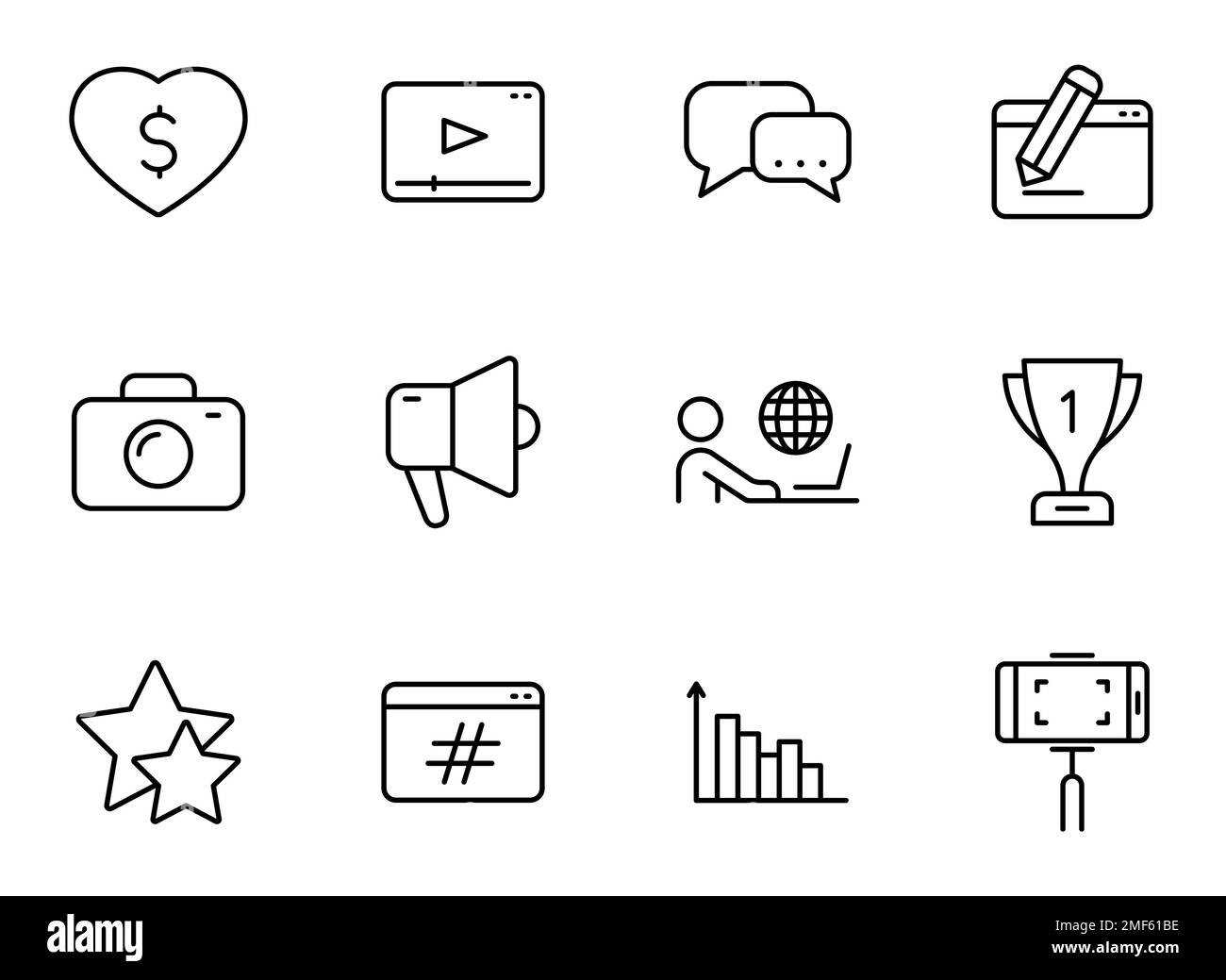blog line vector icons isolated on white Stock Vector Image & Art - Alamy blog line vector icons isolated on white Stock Vector Image & Art - Alamy