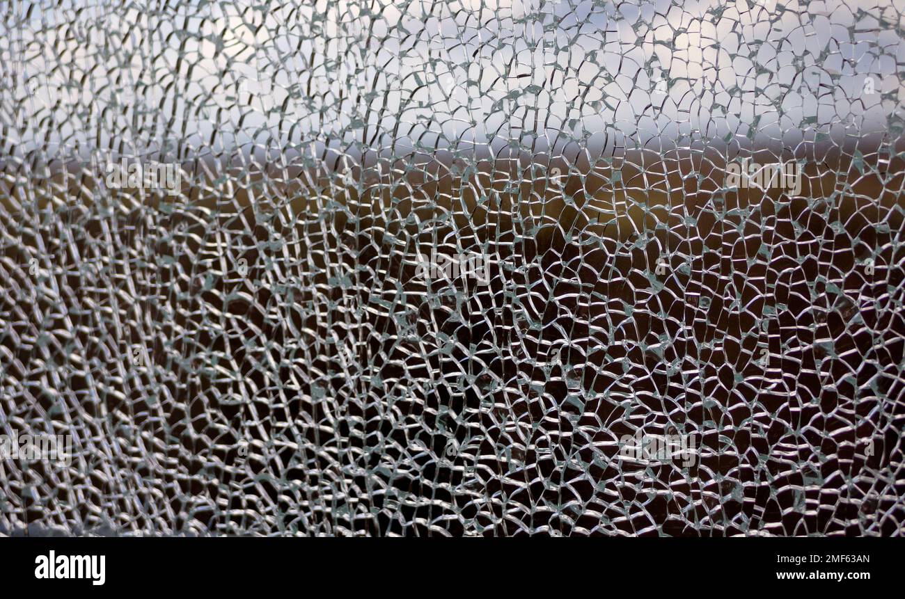 Useful texture overlay. A broken glass on. with many sharp shards ...