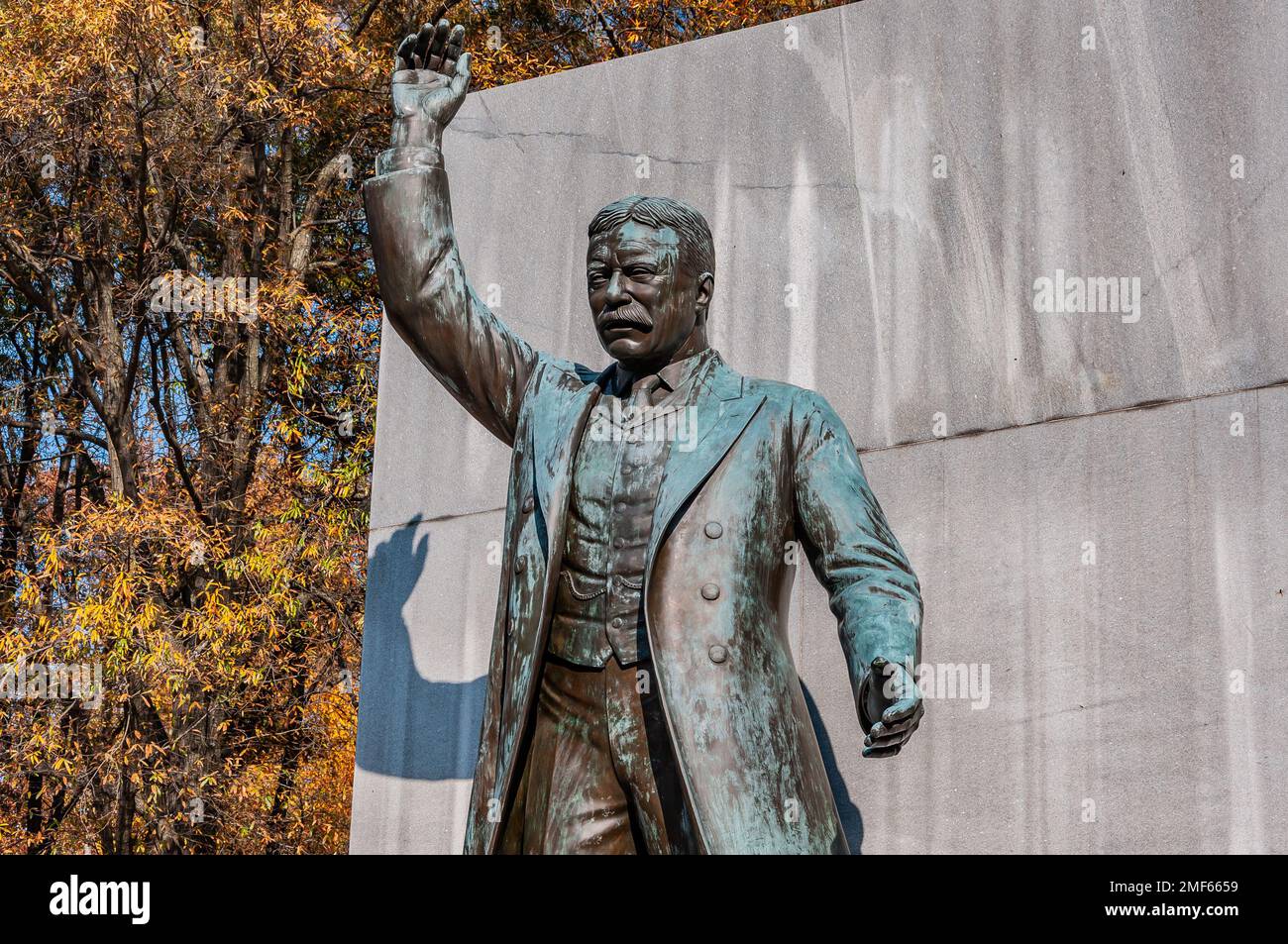 Theodore Roosevelt Monument, Roosevelt Island, Washington DC USA, Washington, District of ...