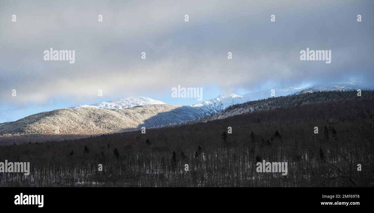 Mount Madison and Mount Adams, New Hampshire, photographed from ...