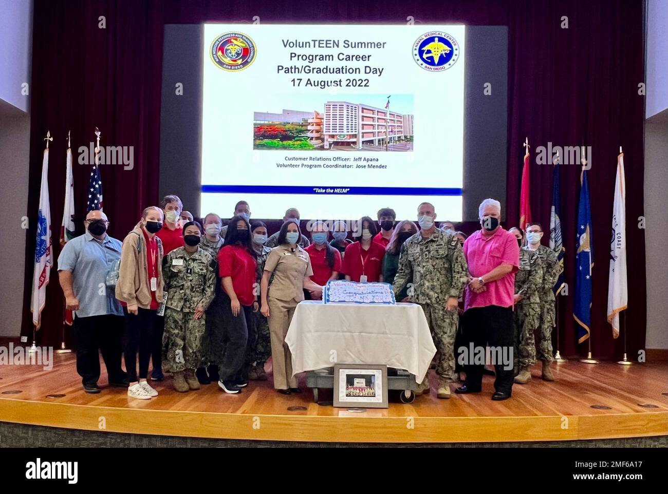 Naval Medical Center San Diego’s (NMCSD) inaugural VolunTEEN program ...