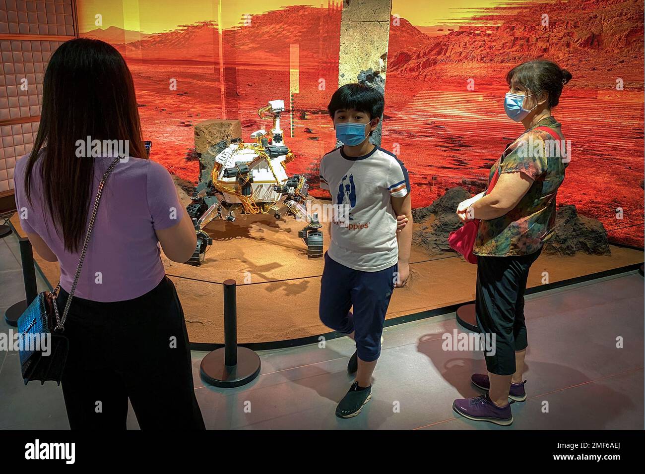 In this July 20, 2020, file photo, shoppers wearing face masks to ...