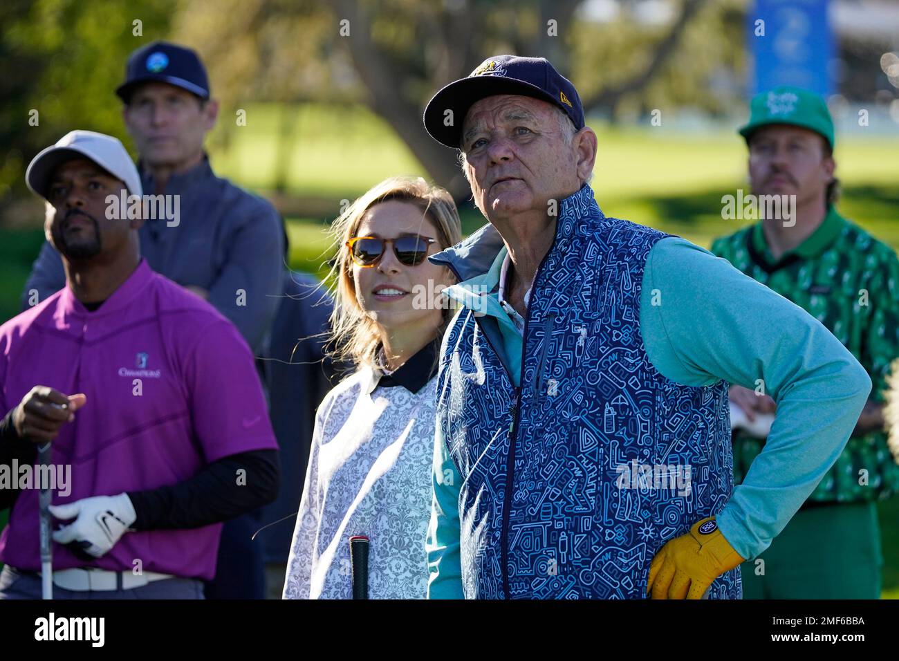 From left, Alfonso Ribeiro, Steve Young, Kira K. Dixon, Bill Murray and ...