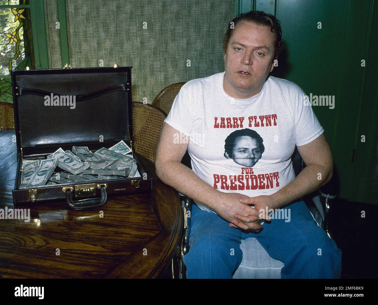 FILE - Publisher of "Hustler" magazine Larry Flynt is seen with a ...