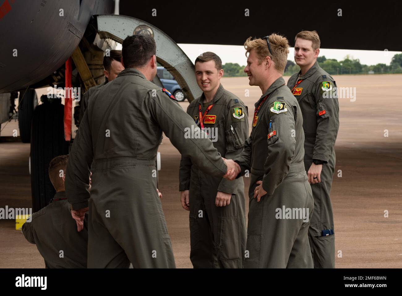 Lt. Col. Ryan "Vapor" Loucks, Commander of the 23rd Expeditionary Bomb ...