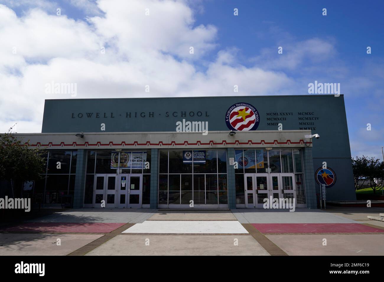 An Entrance To Lowell High School Is Shown In San Francisco Wednesday