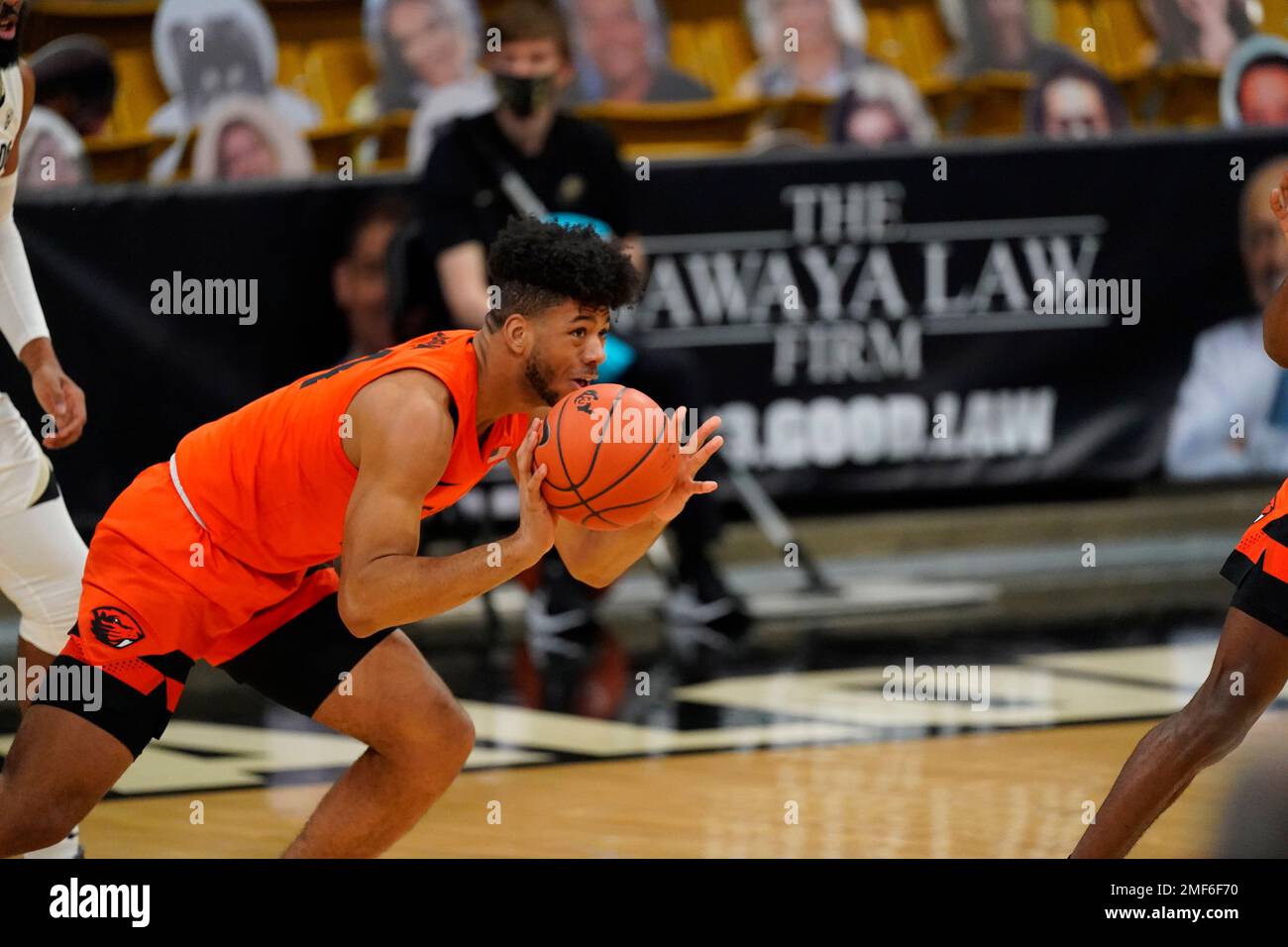 Oregon State forward Isaiah Johnson (24) in the first half of an NCAA ...