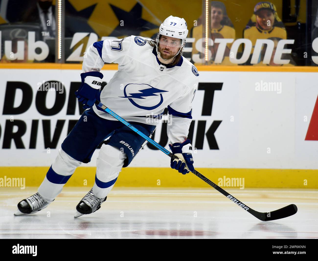 Tampa Bay Lightning defenseman Victor Hedman (77) plays against the ...