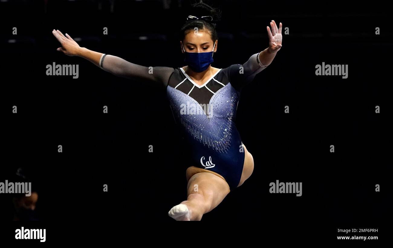 California gymnast Emi Watterson during an NCAA gymnastics meet on ...