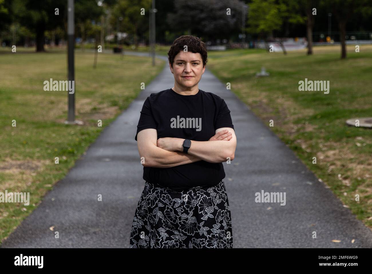 Jessica poses for a photograph, in Melbourne, Tuesday, January 24, 2023 ...