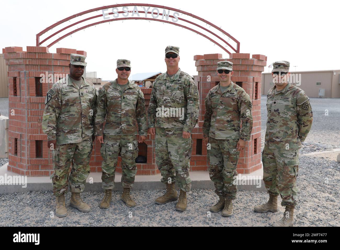 Command Sgt. Maj. David Bass of the First Army Division East, visited ...