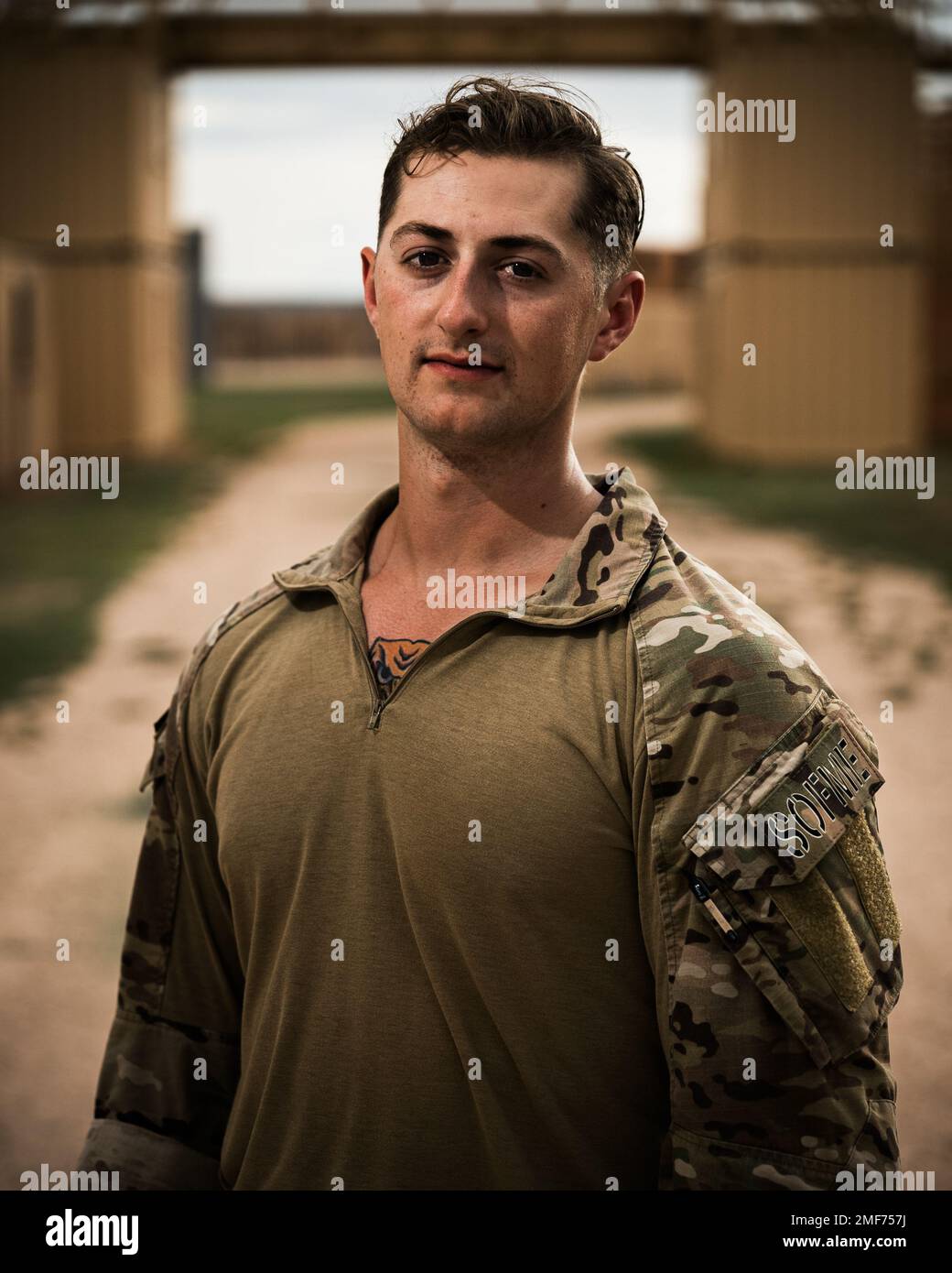 U.S. Air Force Staff Sgt. Benjamin Gallentine, 27th Special Operations ...