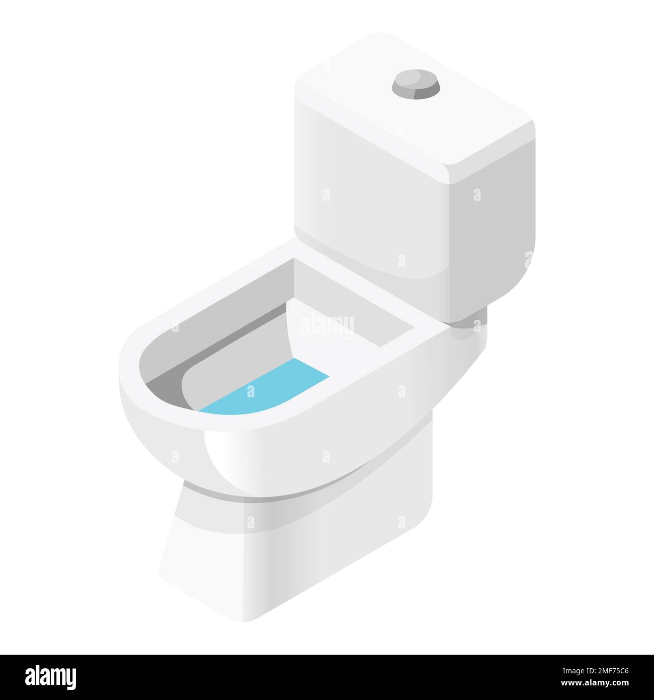 Toilet bathroom furniture and house plumbing isolated object Stock ...