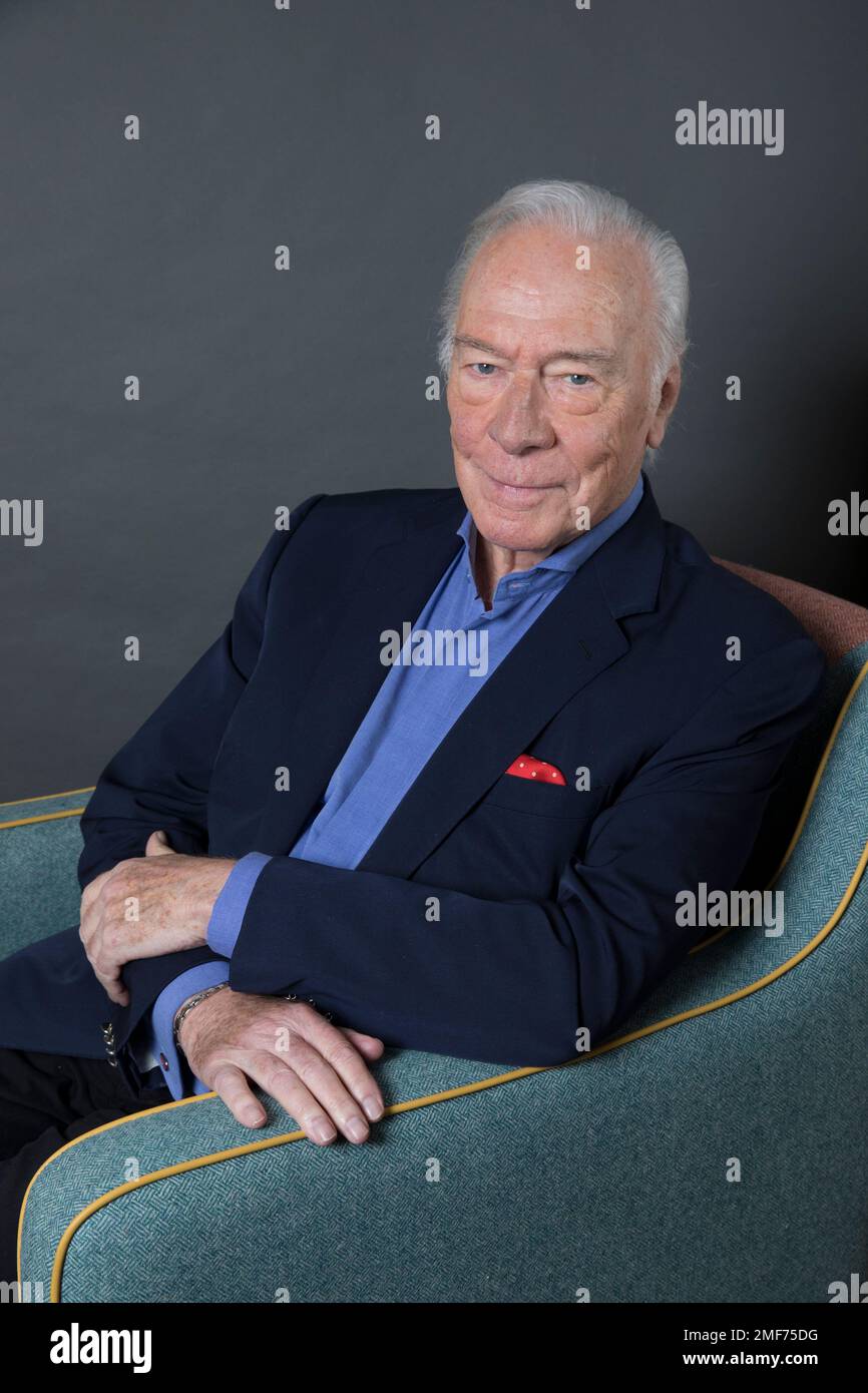 FILE - Christopher Plummer poses for a portrait to promote his film ...