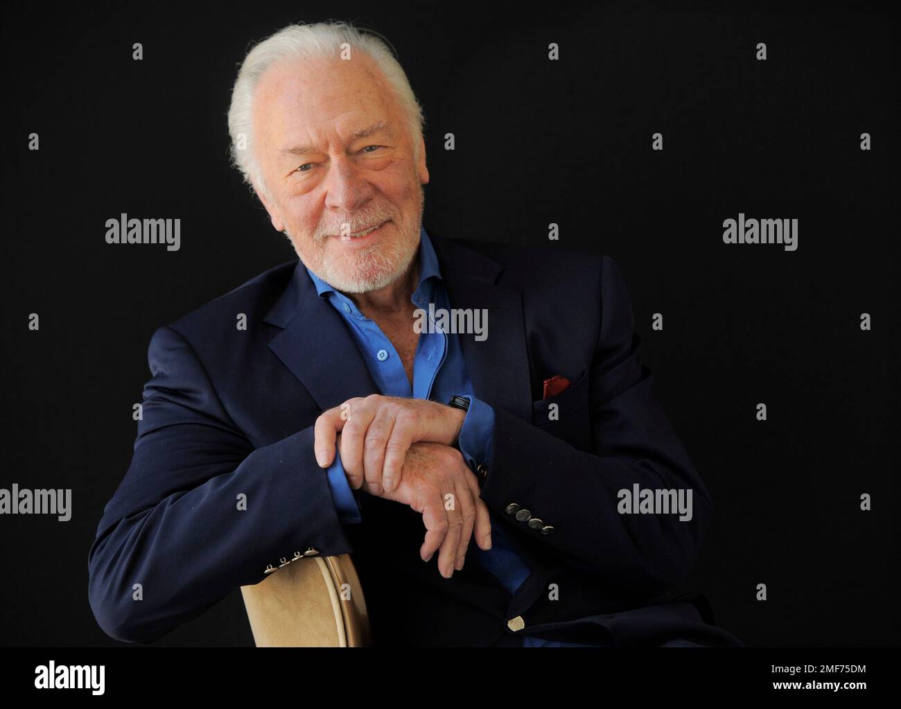 FILE - Christopher Plummer poses for a portrait on July 25, 2013, in ...
