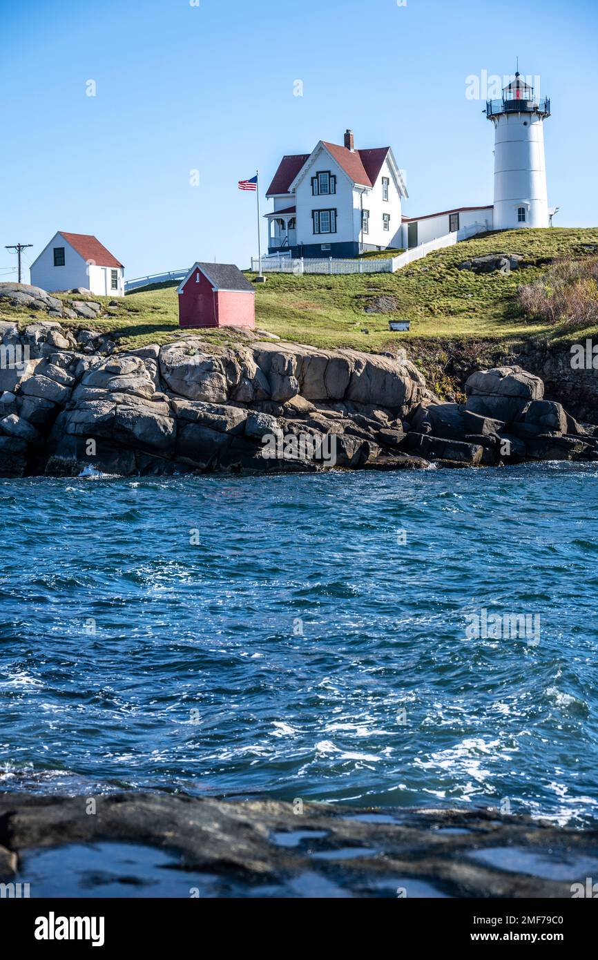 Cape Neddick Lighthouse in Cape Neddick, York, Maine Stock Photo - Alamy Cape Neddick Lighthouse in Cape Neddick, York, Maine Stock Photo - Alamy