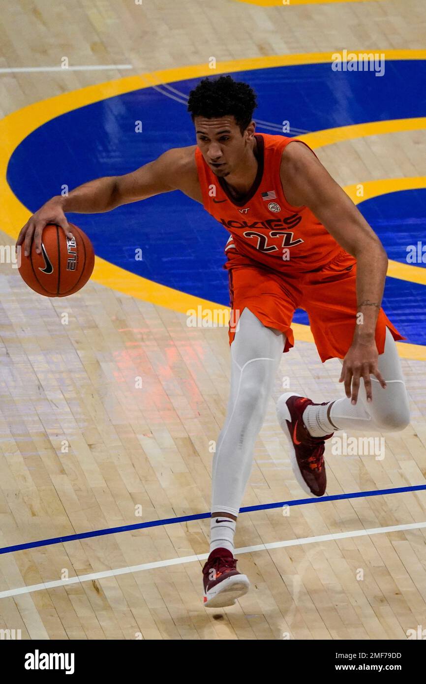 Virginia Tech's Keve Aluma (22) plays against the Pittsburgh during an ...