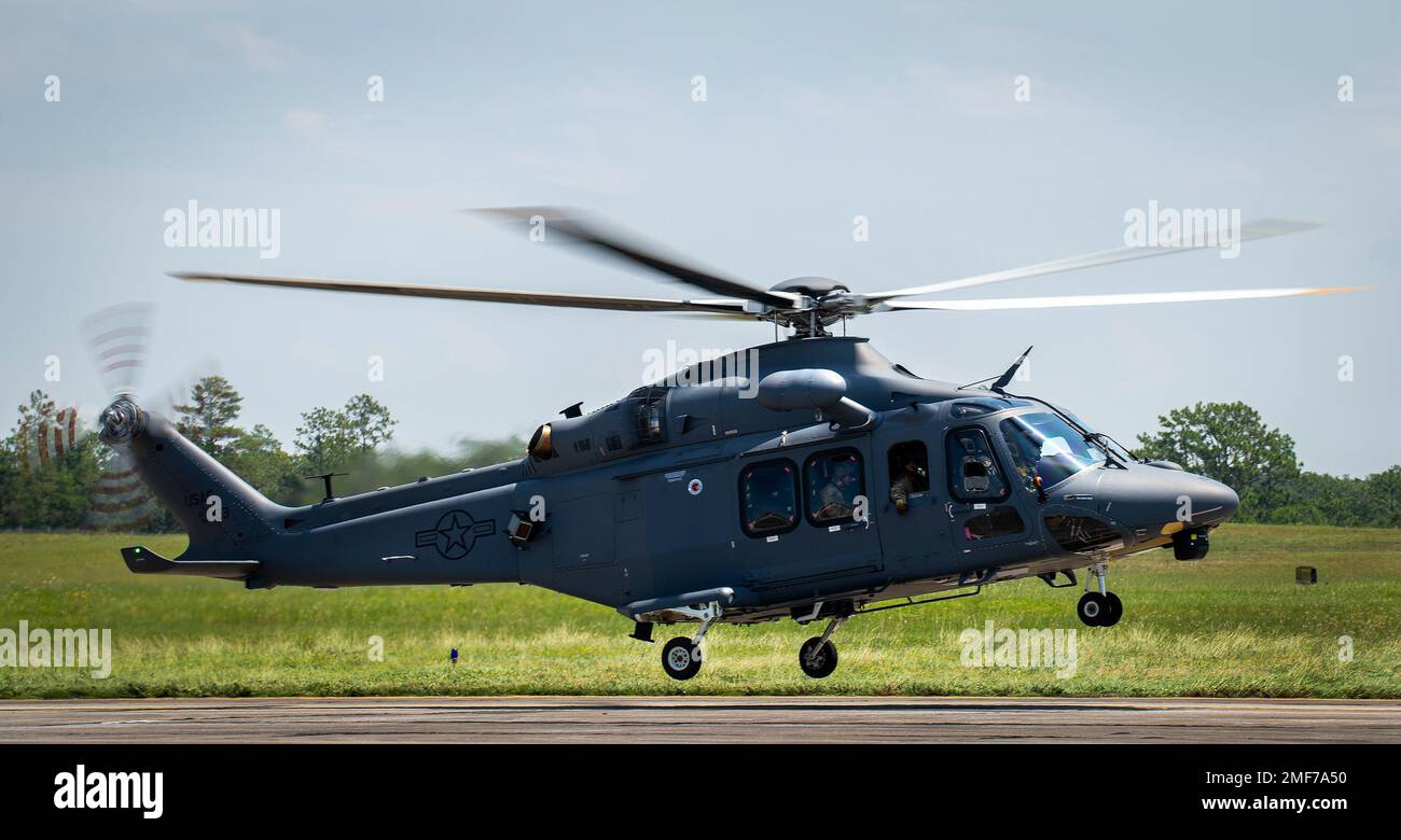 An MH-139A Grey Wolf lifts off for a mission Aug. 17 at Eglin Air Force ...