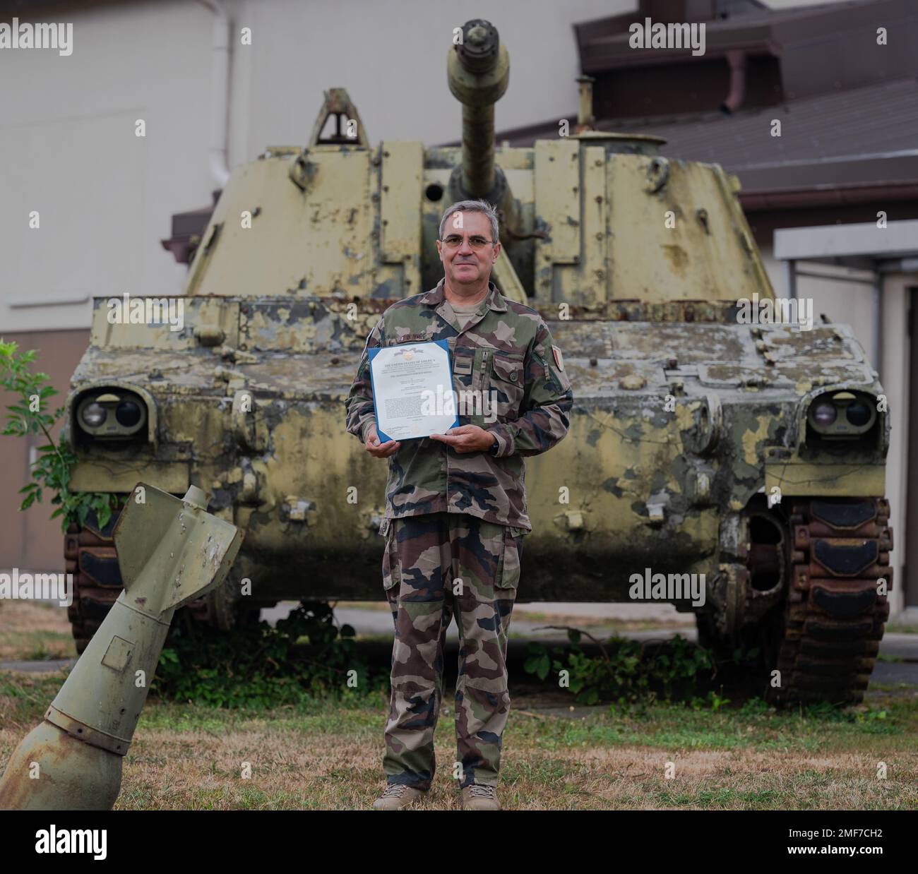 French air force Adjutant Major Olivier Theer, French Polygone chief of ...