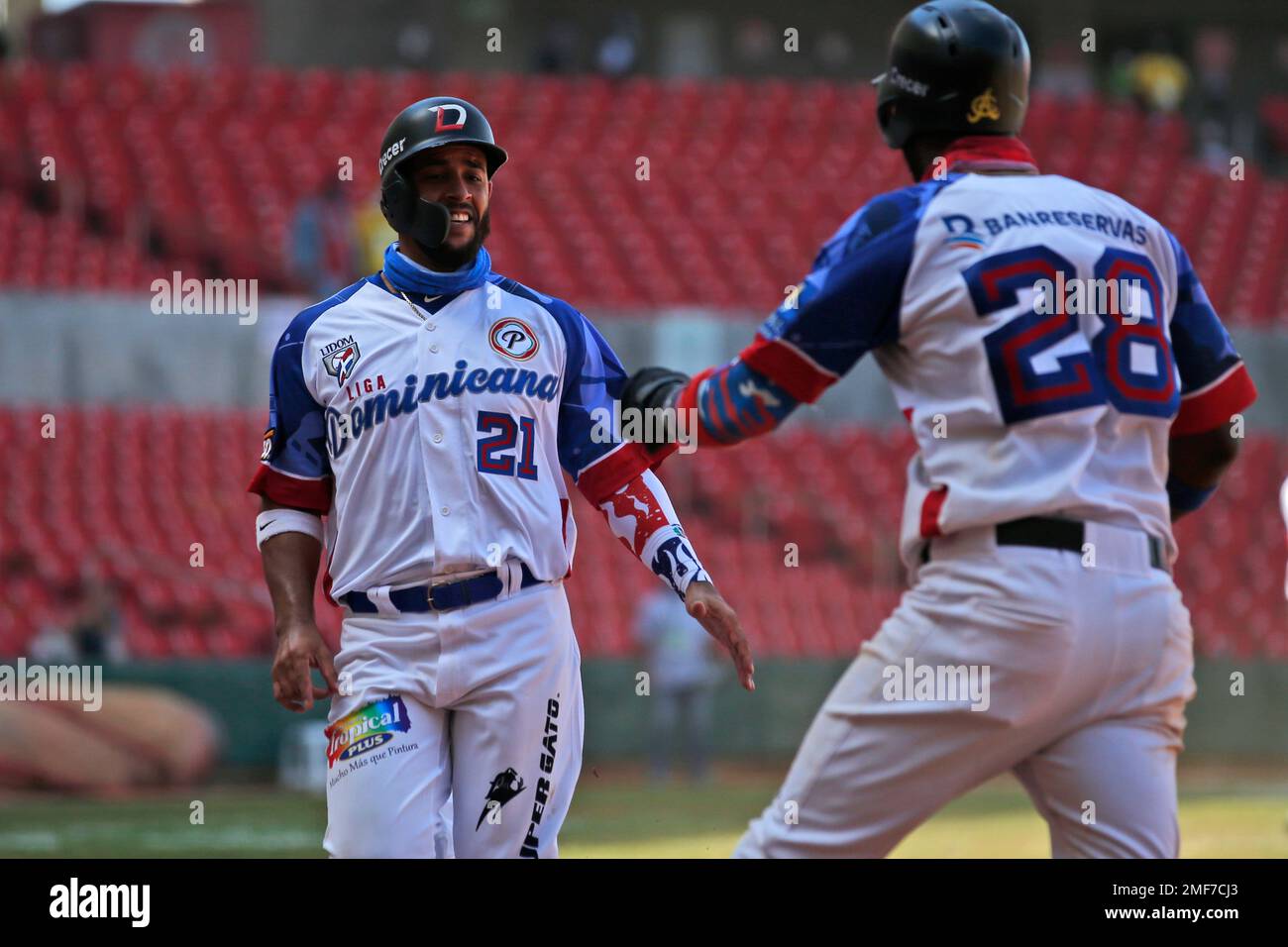 Dominican Republic Ramon Torres, left, and teammate Junior Lake ...