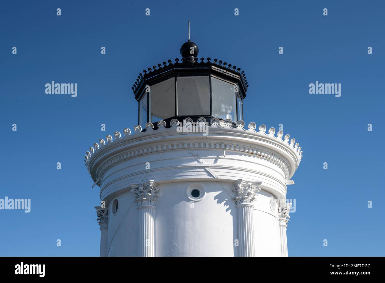 Portland Brekwater Lighthouse nicknamed Bug Light in South Portland ...